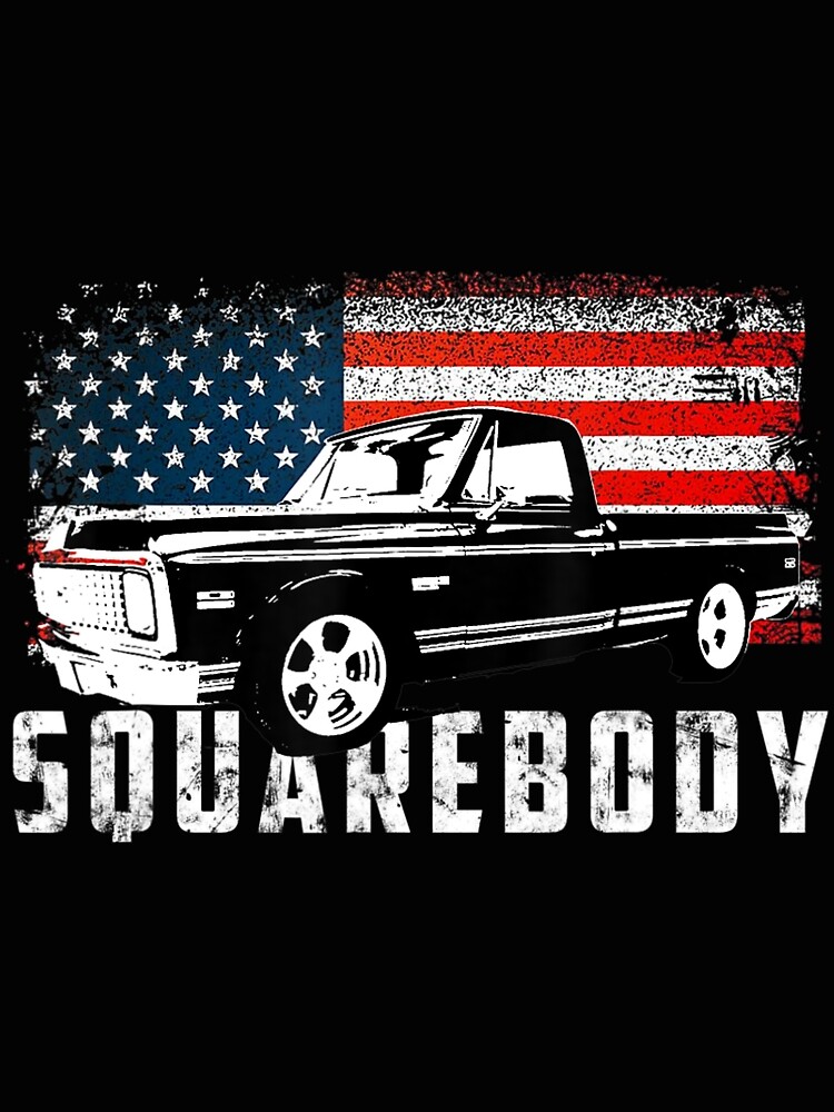 "American Square Body Truck Squarebody C10 K5 Pickup Truck" Art Print ...