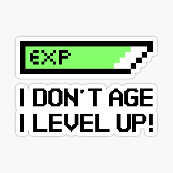 "Experience Bar Gamer Esports" Sticker by leavelax | Redbubble