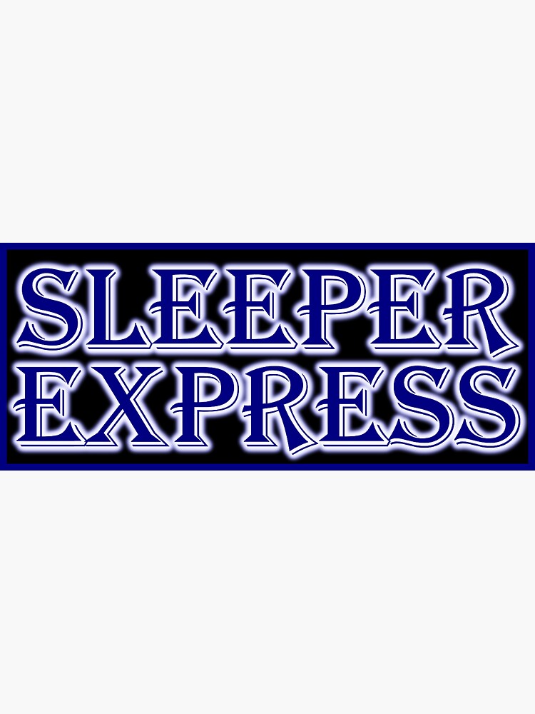 "Sleeper Express FanArt Logo" Sticker for Sale by Thomasaur96 | Redbubble