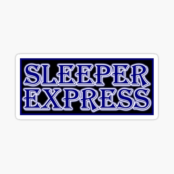 "Sleeper Express FanArt Logo" Sticker for Sale by Thomasaur96 | Redbubble
