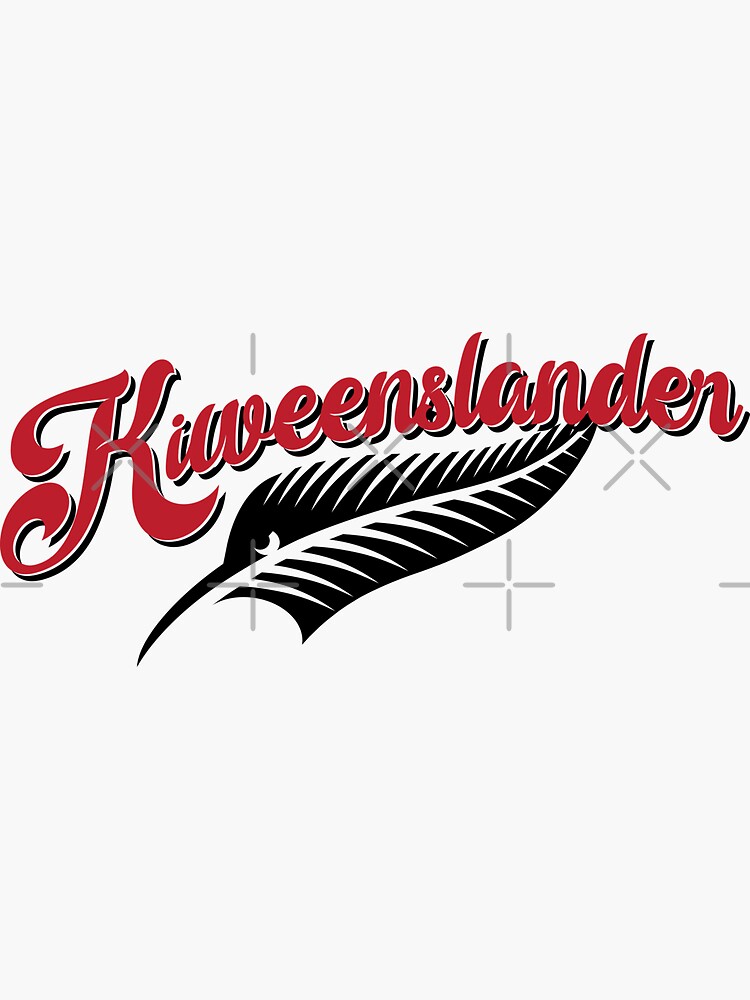 "Kiwi Queenslander = Kiweenslander" Sticker for Sale by D4mon | Redbubble
