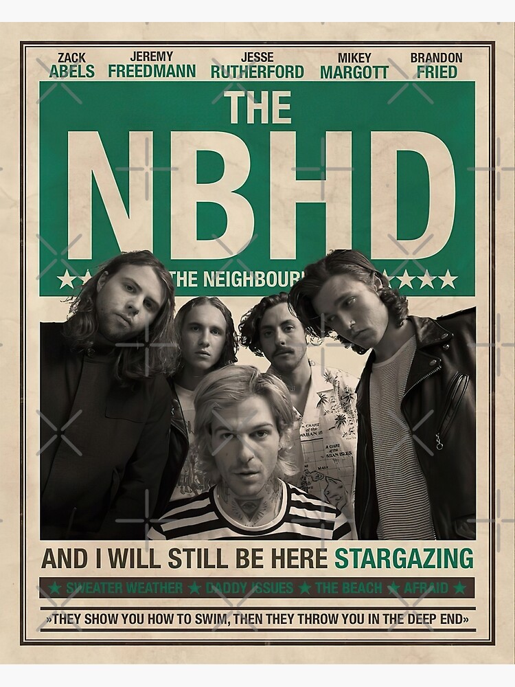 "The NBHD Stargazing" Poster for Sale by 605lukas | Redbubble