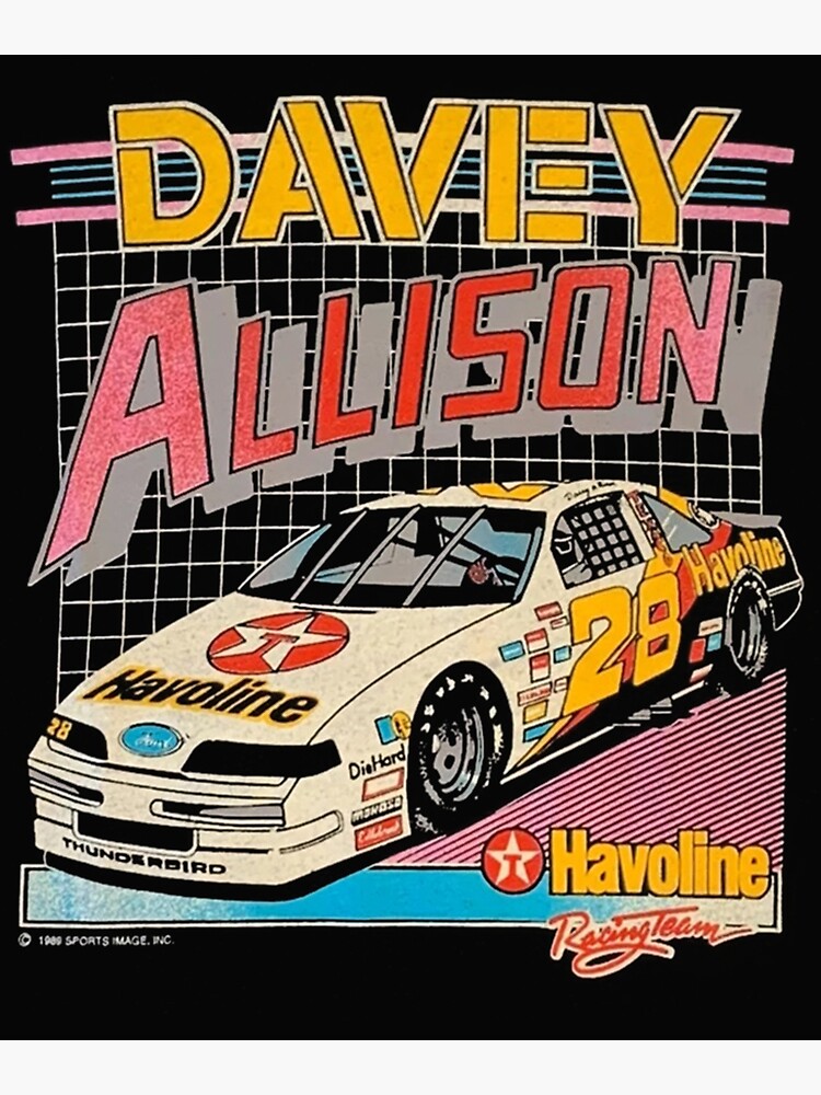 "Davey Allison Havoline Vintage Racing" Poster for Sale by melcollins83 ...