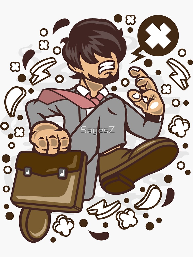 "Running Man " Sticker for Sale by SagesZ | Redbubble