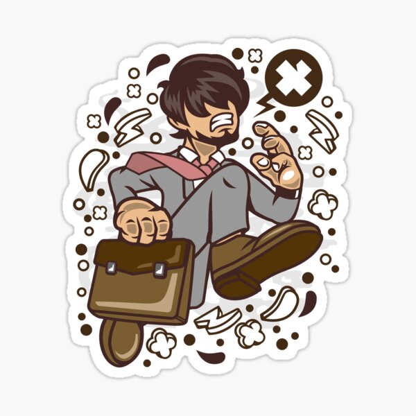 "Running Man " Sticker for Sale by SagesZ | Redbubble