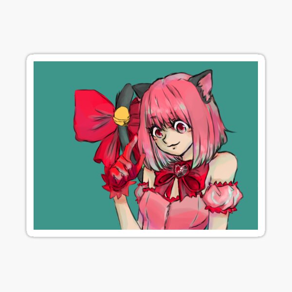 "Mew Ichigo/Mew Strawberry from Tokyo Mew Mew" Sticker for Sale by ...