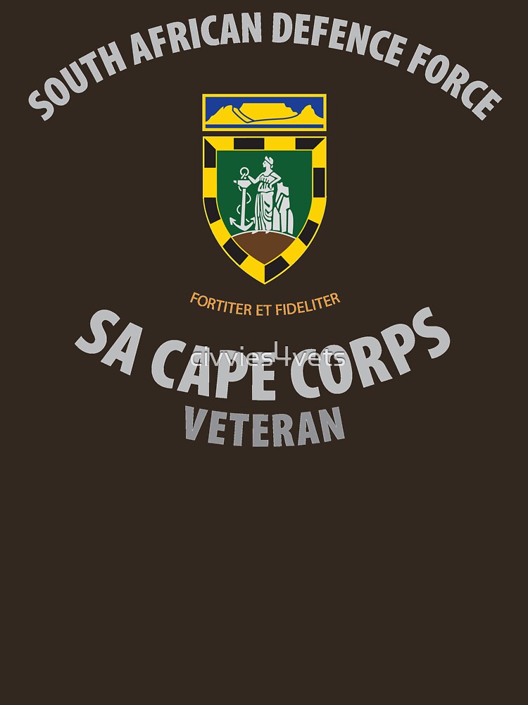 "SADF South African Cape Corps (SACC) Veteran" T-shirt for Sale by ...