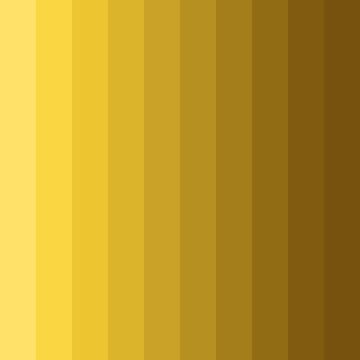 "Shades of Gold Color Palette Stripes" Poster for Sale by TalBright ...