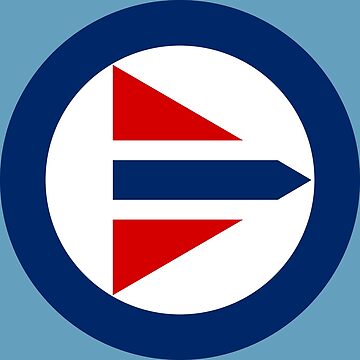 "Royal Norwegian Air Force - Luftforsvaret - Roundel" Sticker for Sale ...