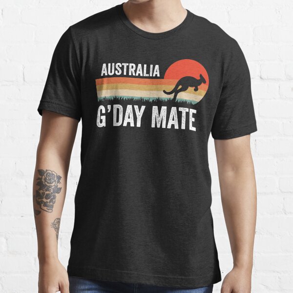 "Australia Straya , Vintage Kangaroo Australian Symbol" T-shirt for ...
