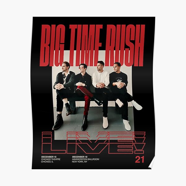"Btr big time rush btr " Poster for Sale by istoellenar | Redbubble