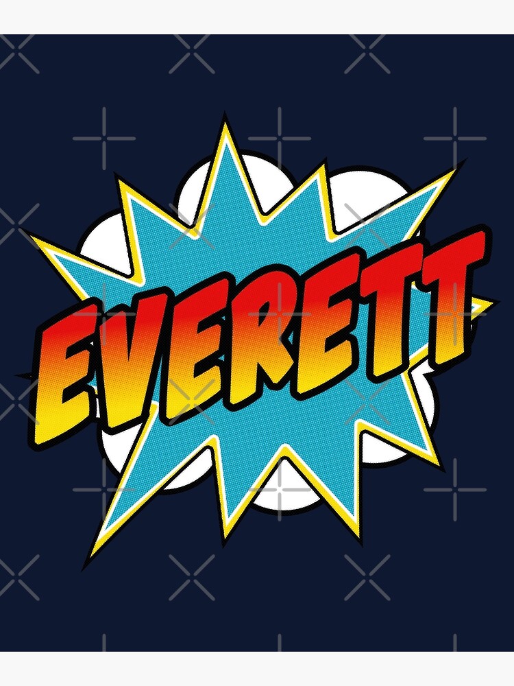 Lámina fotográfica «Superhéroe del cómic del nombre de Everett para ...