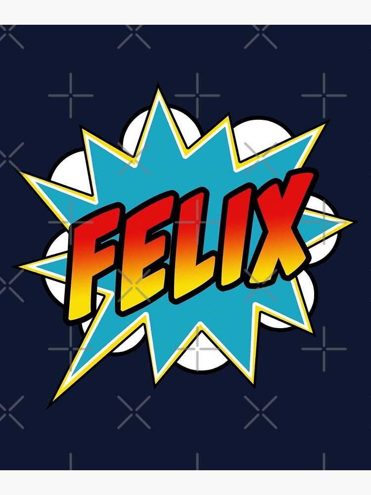 Lámina fotográfica «Niños Felix Name Superhéroe de cómic» de Rixta82 ...