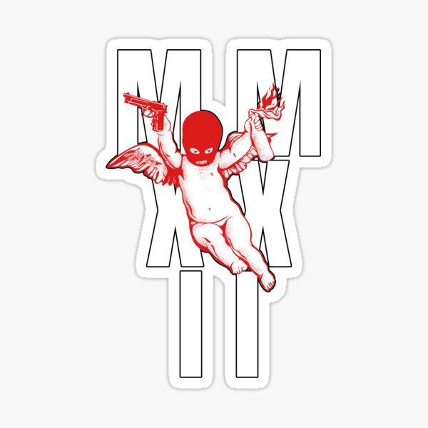 "MMXXII" Sticker for Sale by HappyIke | Redbubble