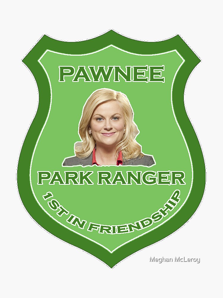"Pawnee Ranger Badge" Sticker for Sale by meghmc | Redbubble
