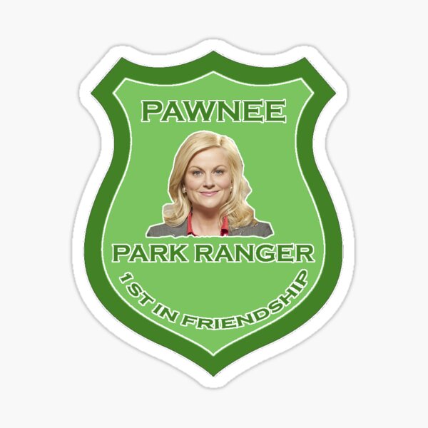 "Pawnee Ranger Badge" Sticker for Sale by meghmc | Redbubble