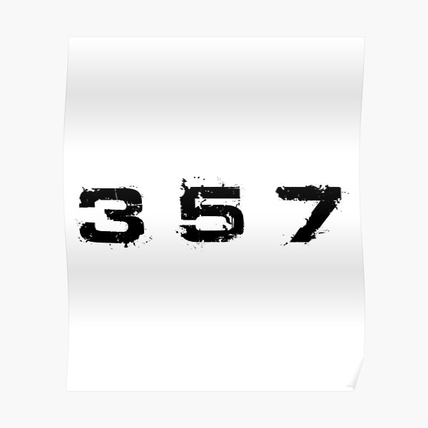 "Lucky number 357,new year,christmas,2022,Family" Poster for Sale by ...