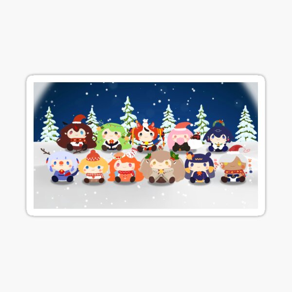 "Hololive HoloEN The Twelve Days of Christmas" Sticker for Sale by ...