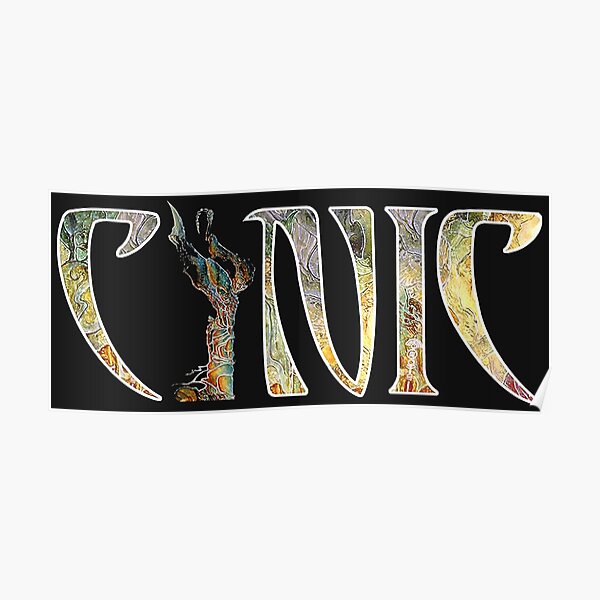 "CYNIC-LOGO" Poster for Sale by bpiggremf4 | Redbubble