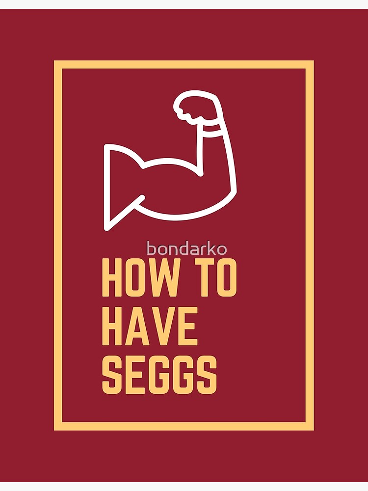 "How to have Seggs | Cute Seggs" Art Print for Sale by bondarko | Redbubble