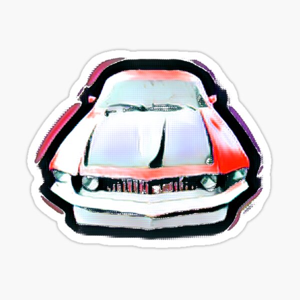 "Mustang Boss 302" Sticker by MuscleCarLove | Redbubble
