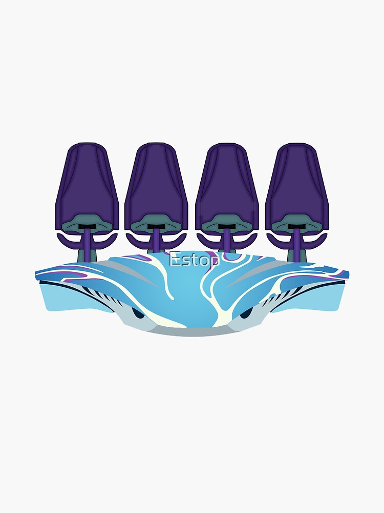 "mako front train " Sticker for Sale by Estop | Redbubble