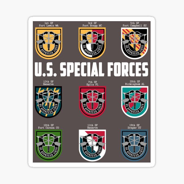 "US Special Forces Battalions Defence Force 1404" Sticker for Sale by ...