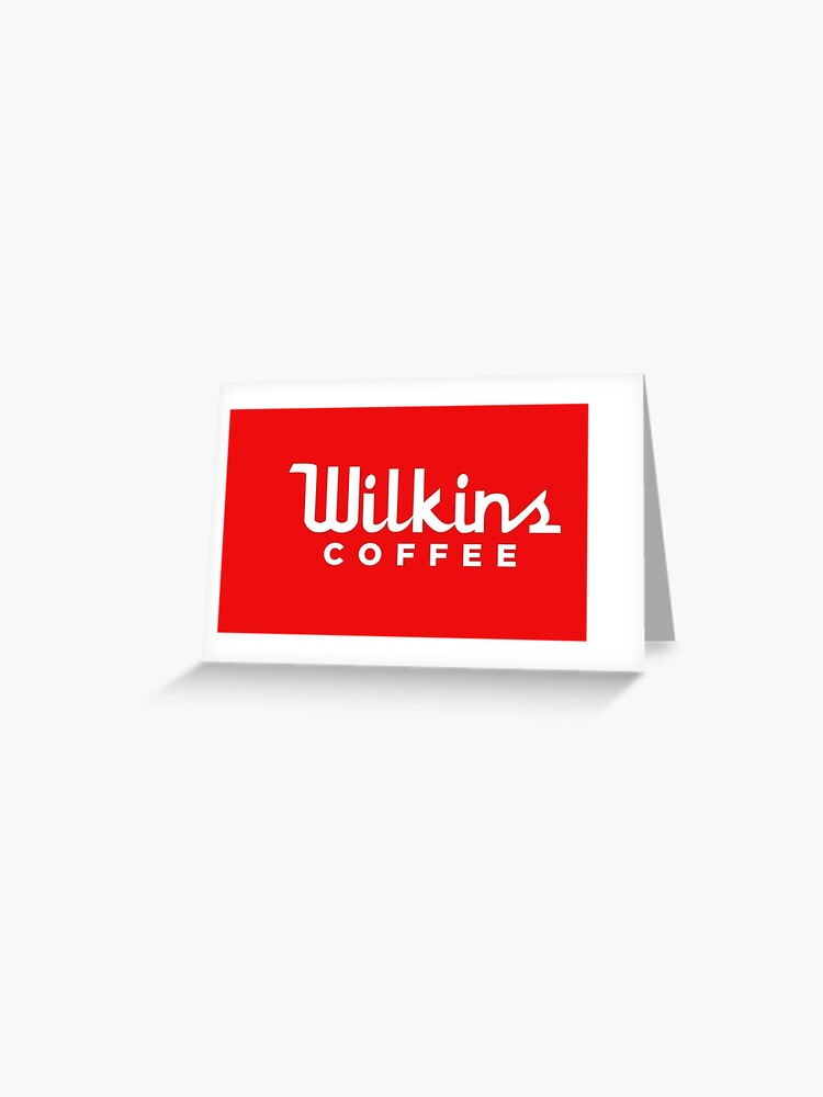 "Wilkins Coffee Logo" Greeting Card for Sale by gameshowfan2001 | Redbubble