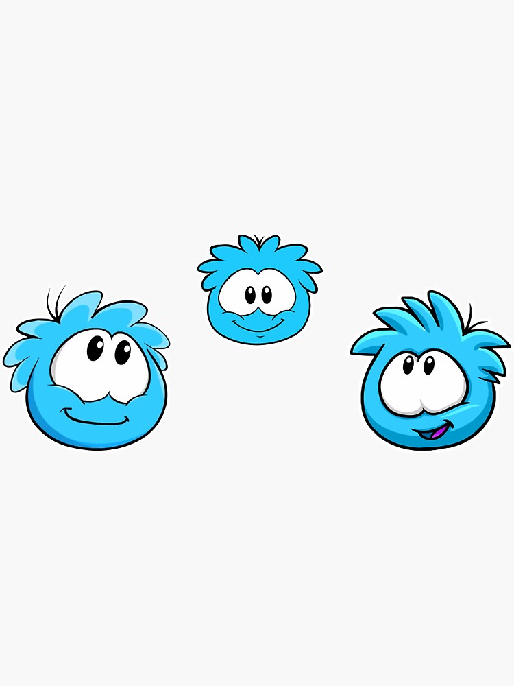 "Blue Puffle" Sticker for Sale by DominicDisign | Redbubble