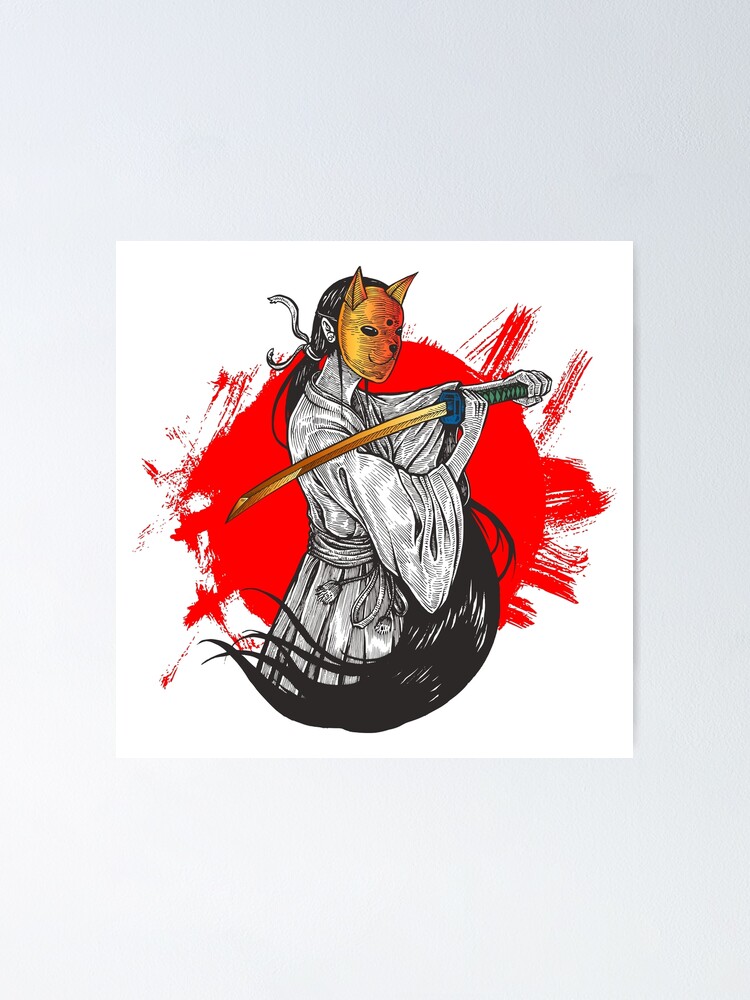 "Chinese Bunny Mask" Poster for Sale by ArsalArts | Redbubble