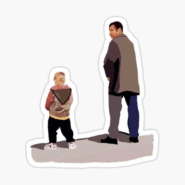 "BIG DADDY SCENE " Sticker for Sale by bluecurlymelon | Redbubble