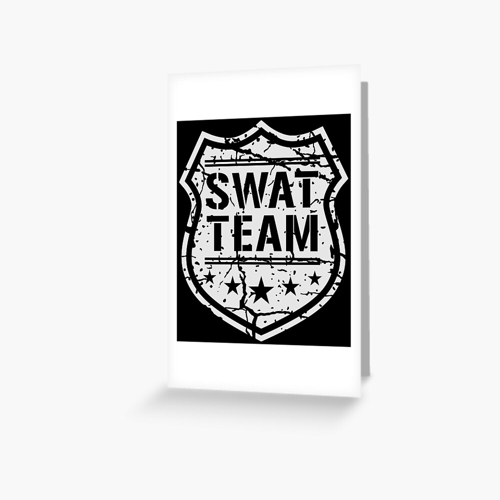 "Swat Team Shield" Greeting Card for Sale by pallkris | Redbubble