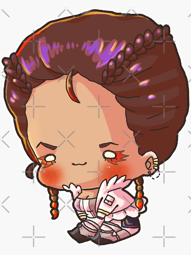 "Loba Andrade Chibi " Sticker by rivergoblin | Redbubble