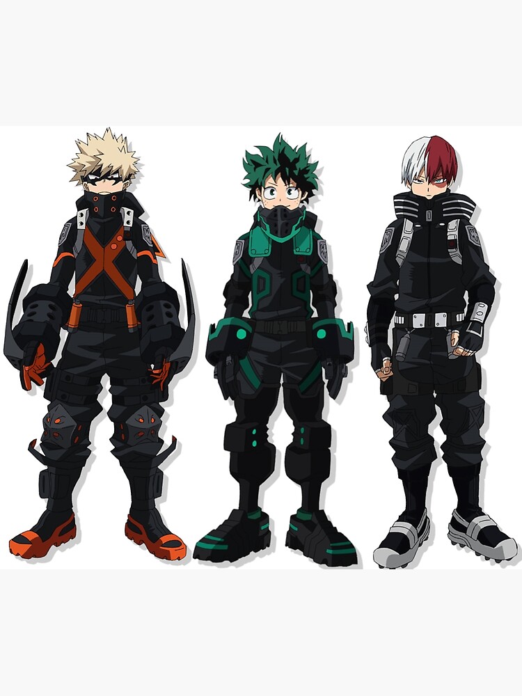 "Bakugo / Izuku / Shoto - My Hero Academia World Hero Mission Suit ...