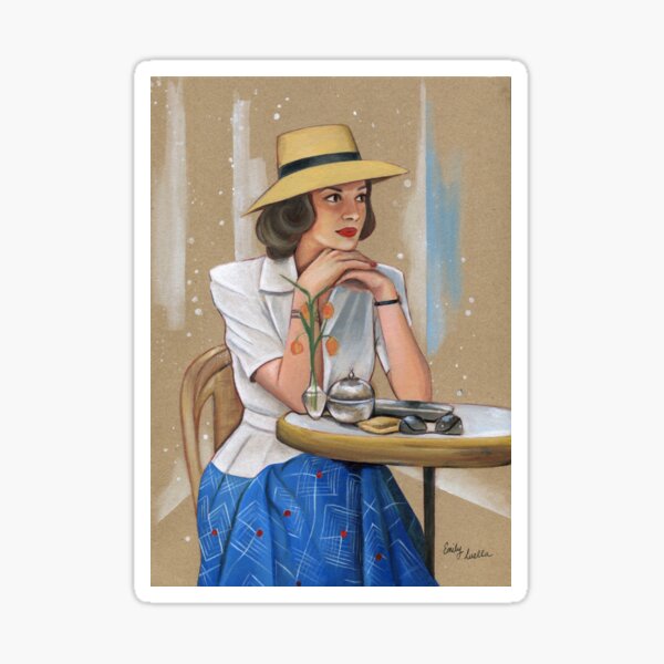 "Marianne" Sticker by emilyluella | Redbubble