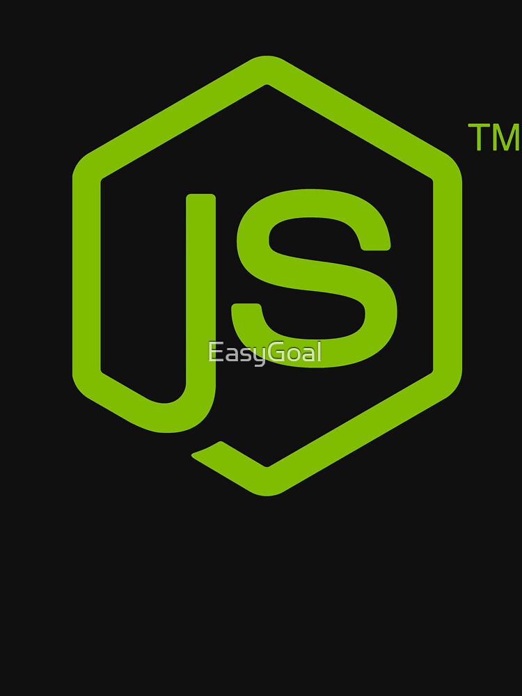 "nodejs" T-shirt for Sale by EasyGoal | Redbubble | node js t-shirts - nodejs t-shirts ...