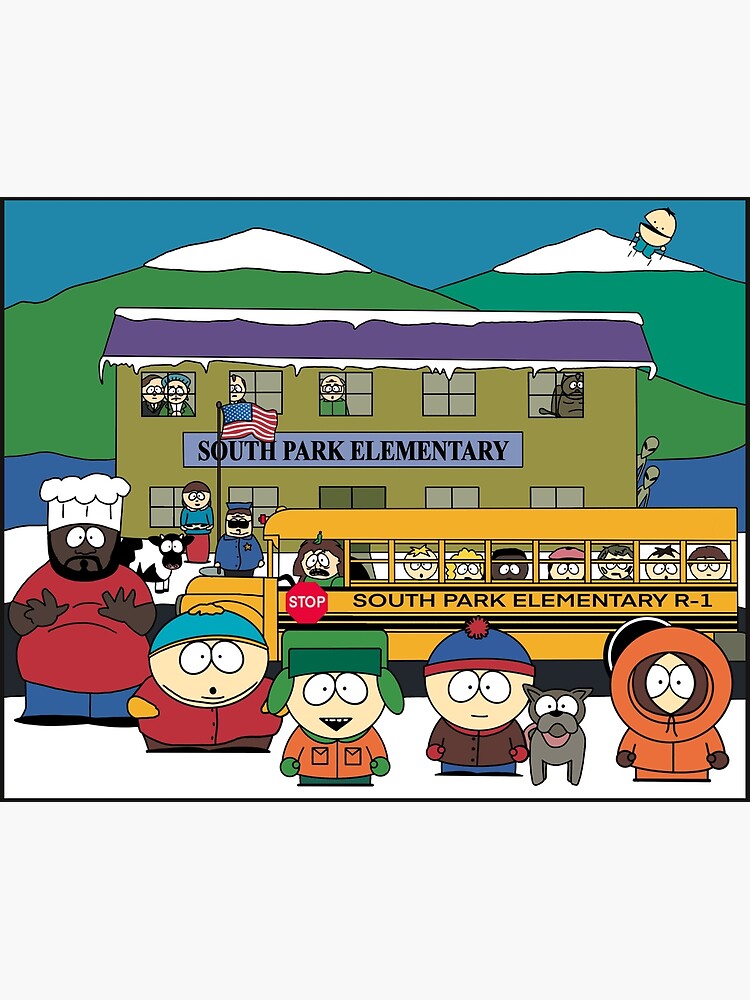 "south park elementary" Poster for Sale by dawnsicles | Redbubble