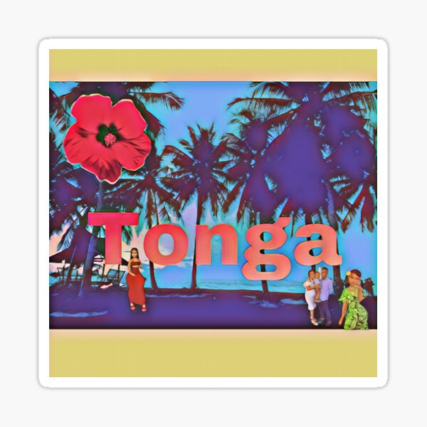 "Tonga" Sticker for Sale by Resdfg1234 | Redbubble