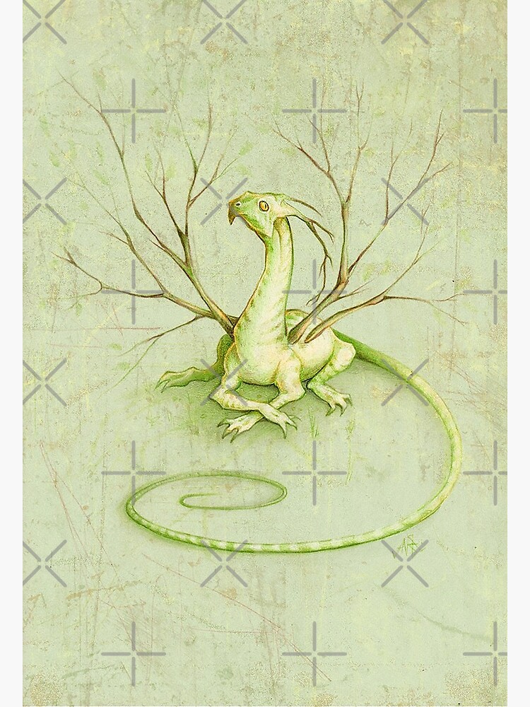 "Green tree dragon" Poster for Sale by Ishtamari | Redbubble