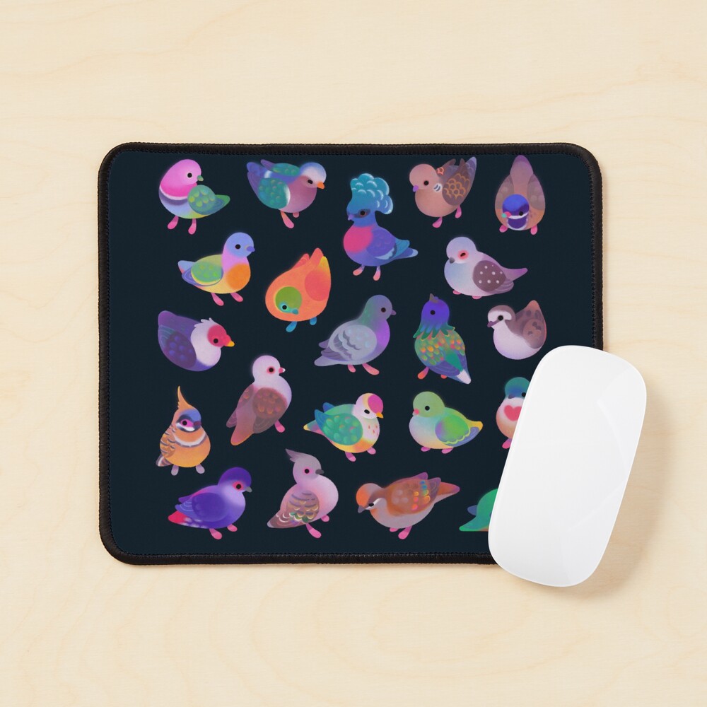 "Wild pigeon" Mouse Pad for Sale by pikaole | Redbubble