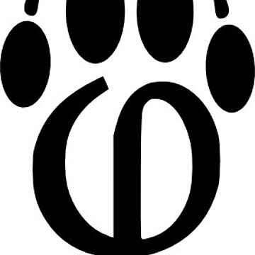 "Furry PhiPaw symbol" Sticker for Sale by jaedenOZA | Redbubble