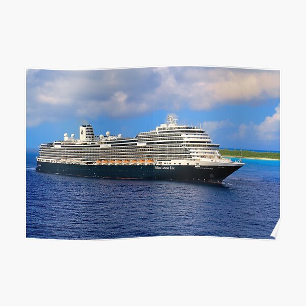 "Nieuw Statendam in Half Moon Cay" Poster by tgass | Redbubble
