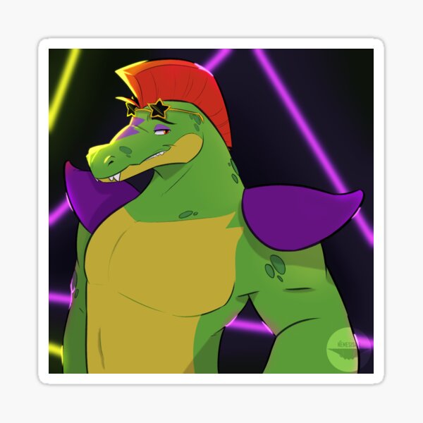 "Montgomery Gator" Sticker by NemesisAir | Redbubble