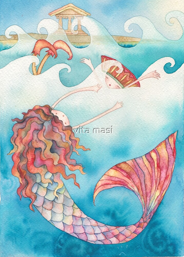 "mermaid " by vita masi | Redbubble