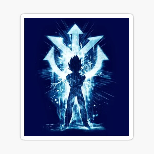 "Vegeta Wallpaper" Sticker for Sale by NathanTG | Redbubble