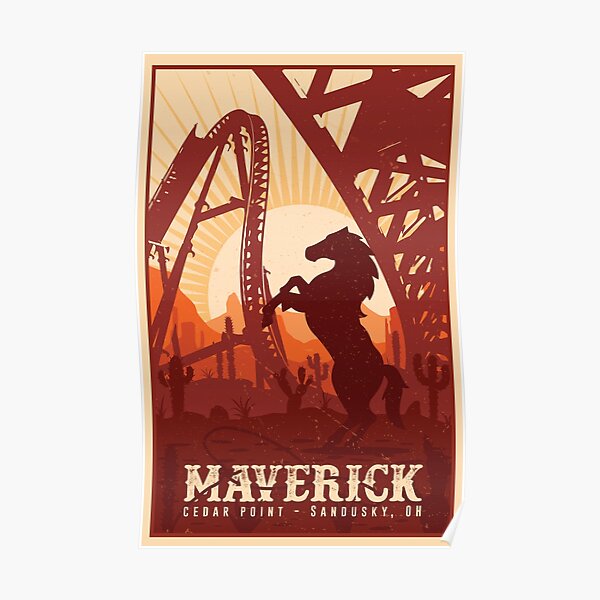 " Roller Coaster Poster 2" Poster for Sale by ggomes | Redbubble