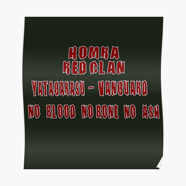 "Homra (Red Clan): Yatagarasu " Poster for Sale by LetsGetGEEKY ...