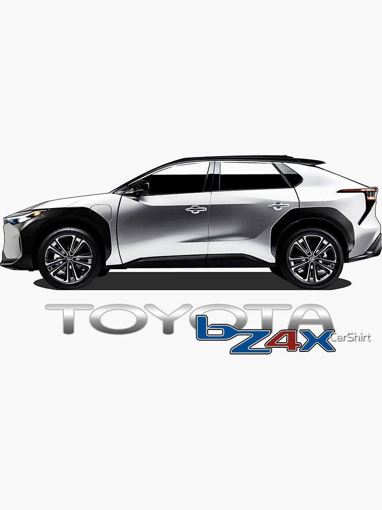Sticker « Toyota BZ4X SUV électrique Rav4 », par CarShirt | Redbubble