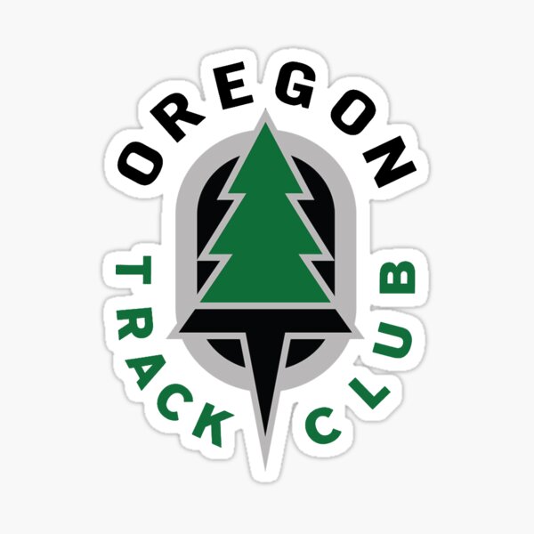 "Oregon Track Club" Sticker for Sale by Running Hype | Redbubble