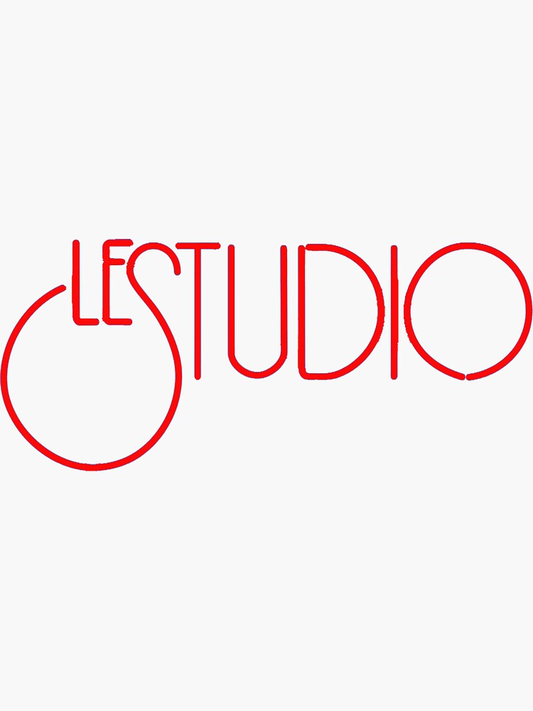 "Le Studio logo Red Logo" Sticker by RichardBaxter | Redbubble